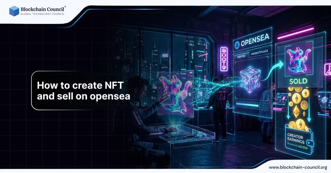 How to create nft and sell on opensea - Blockchain Council
