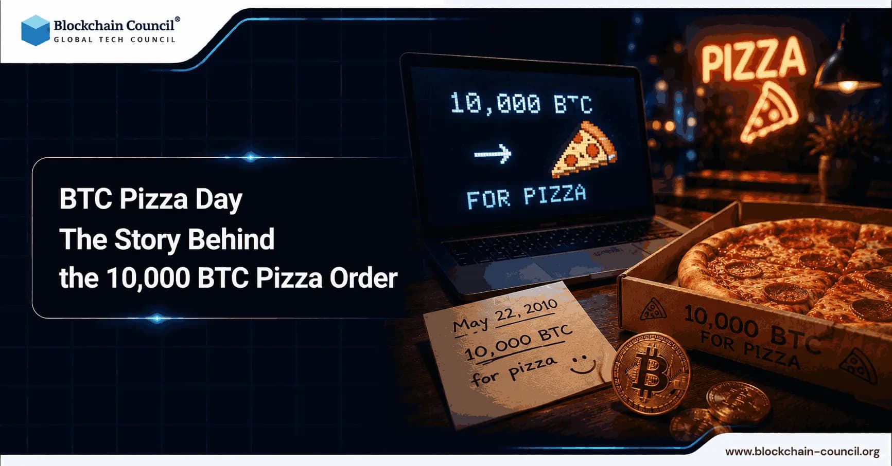 BTC Pizza Day: The 10,000 BTC Pizza Order