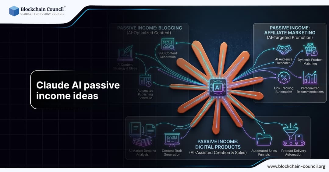 Claude AI Passive Income Ideas - Blockchain Council