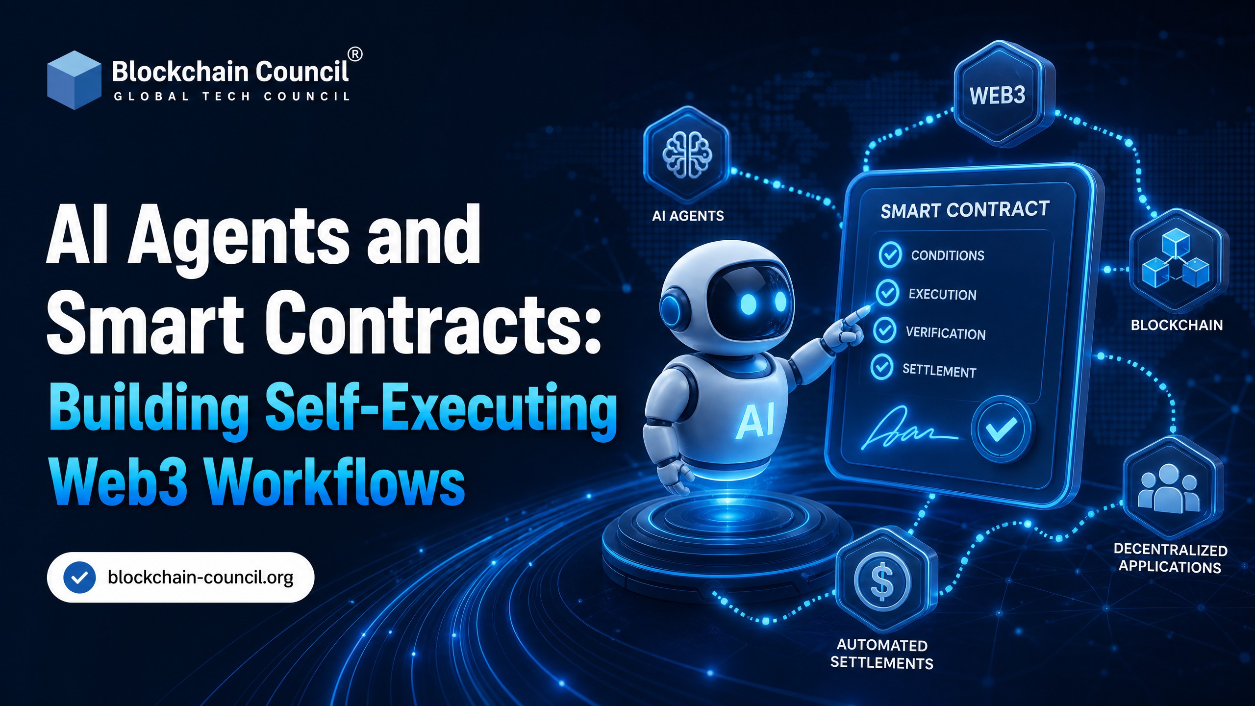 AI Agents and Smart Contracts for Web3 - Blockchain Council