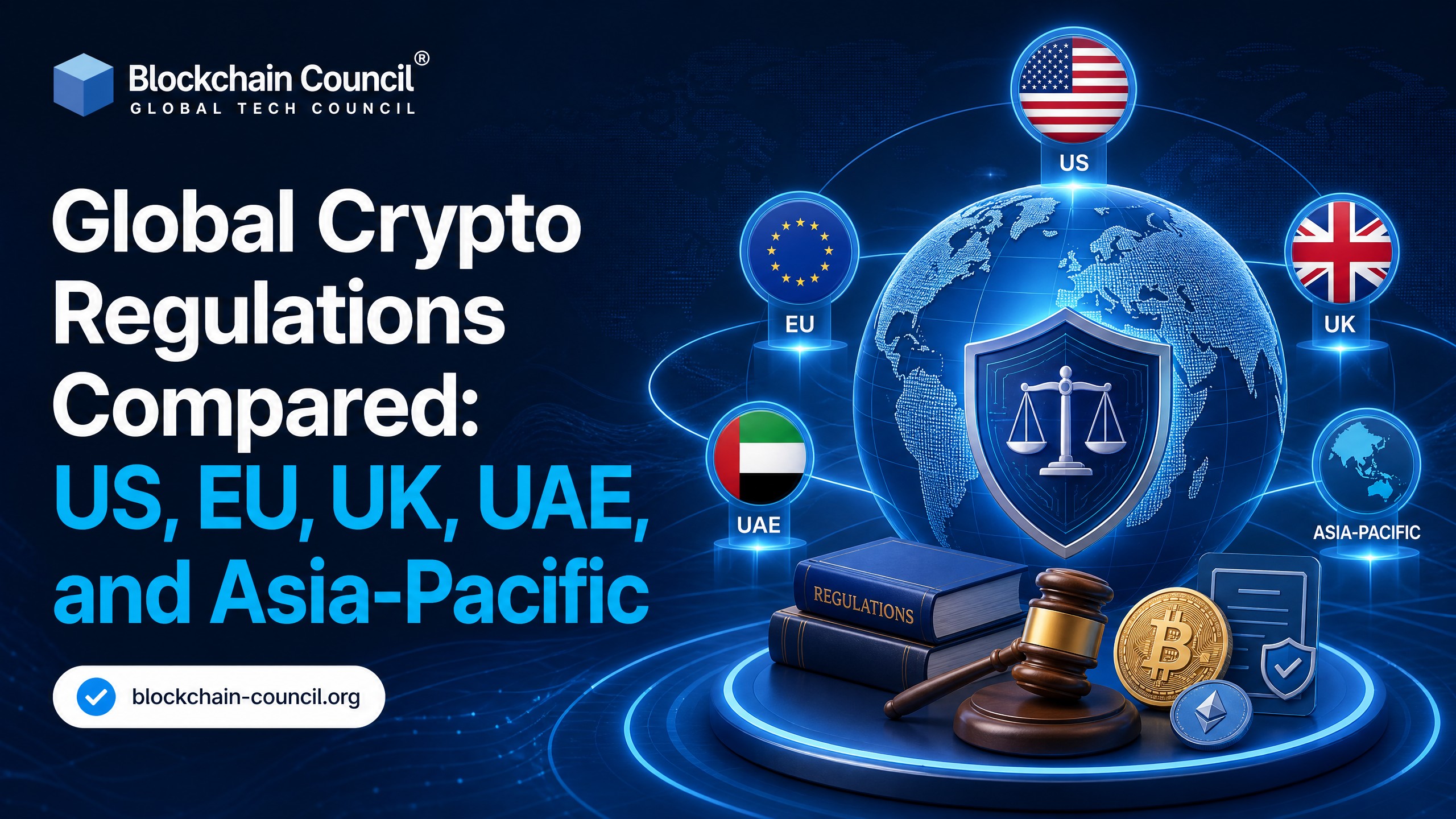 Global Crypto Regulations: US, EU, UK, UAE, APAC