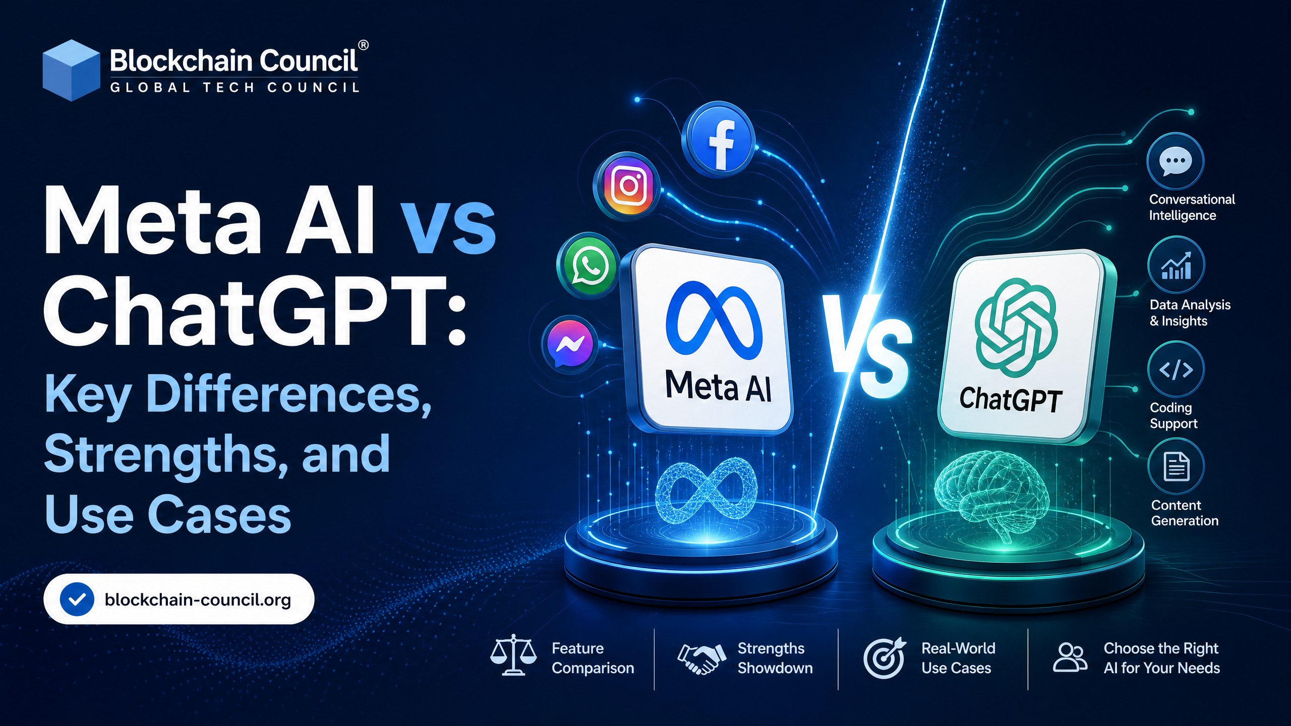Meta AI vs ChatGPT: Key Differences - Blockchain Council