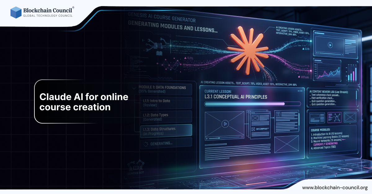 Claude AI for Online Course Creation - Blockchain Council