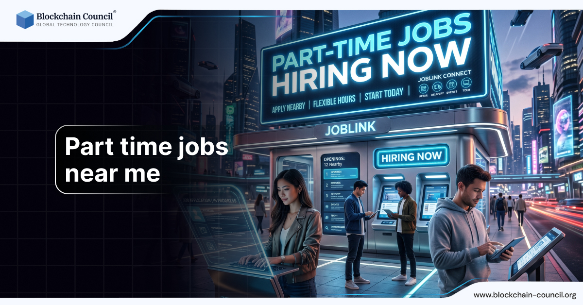 Part time jobs near me - Blockchain Council
